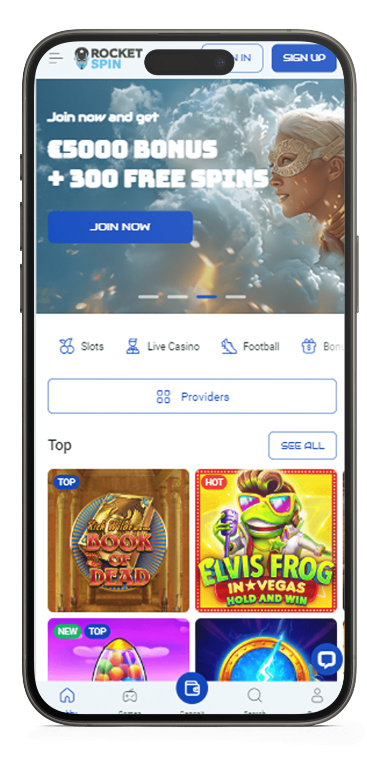 Rocket Spin Casino Mobile App, Play Casino Games Anywhere, Anytime