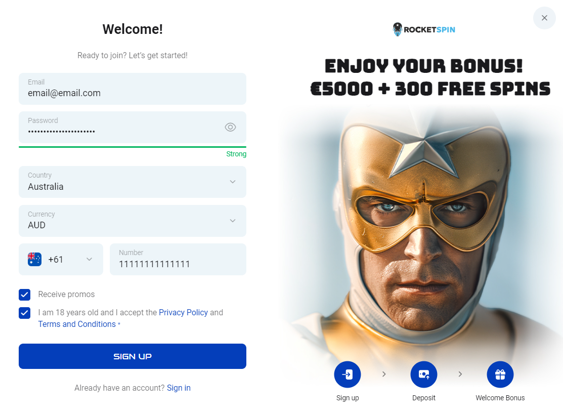 Rocket Spin Casino Login, Access Your Account and Start Playing